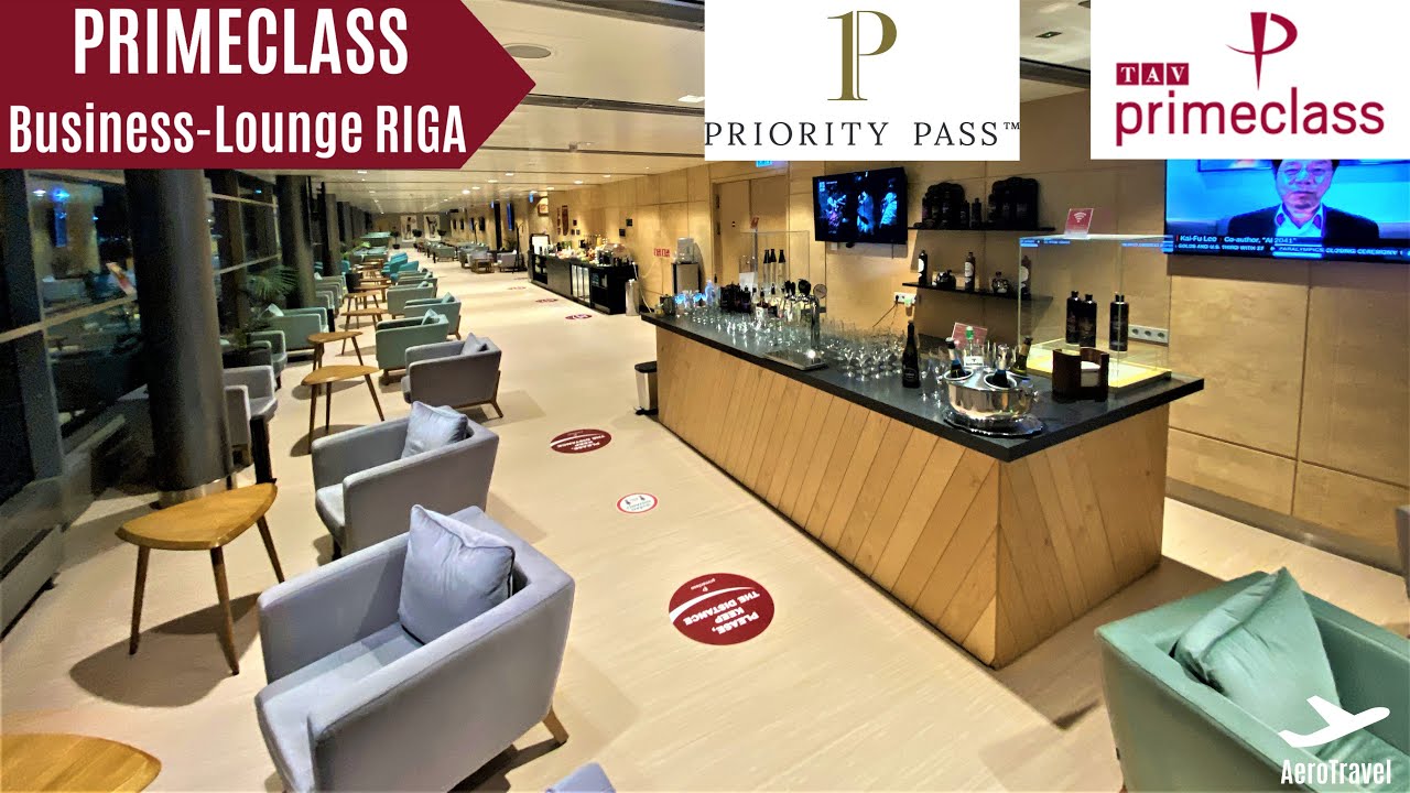 PRIMECLASS BUSINESS LOUNGE RIGA AIRPORT (RIX) REVIEW 4K UHD | EMPTY ...