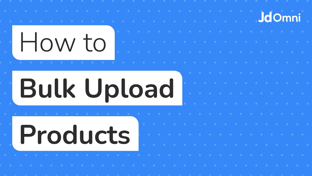 How to Bulk Upload Products (Mobile) - YouTube