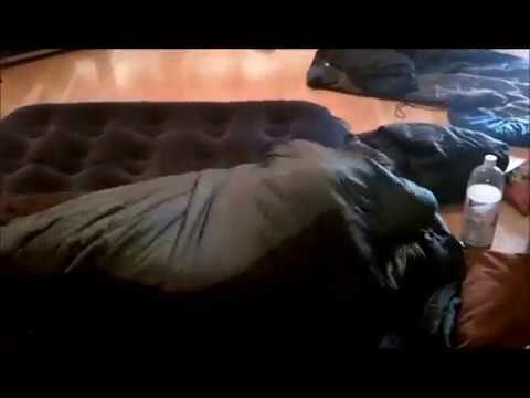 The straight jacket sleeping bag