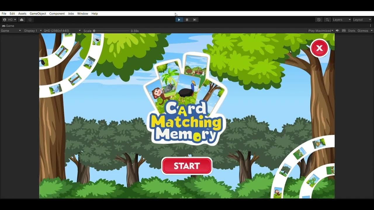 Creating 10 Custom Levels using Card Matching Kit from HIsa Games - YouTube