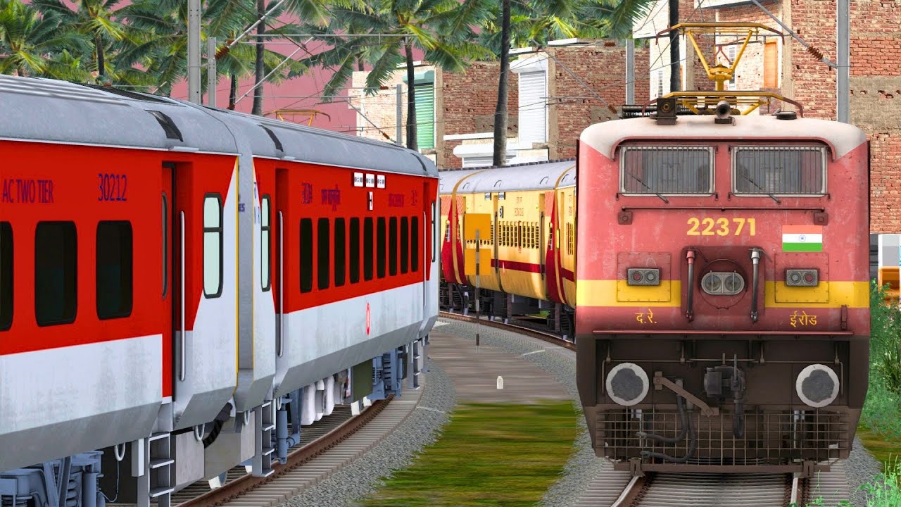 16650 Parasuram Express | Nagercoil to Mangalore | Indian Train ...