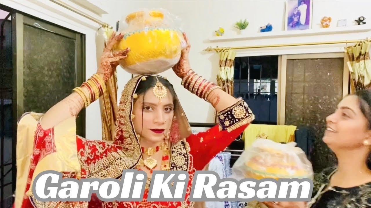 Garoli Ki Rasam. Neha Ne Sir Pe Matkiya Utha Le - YouTube