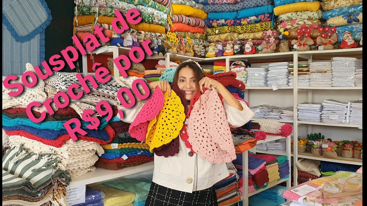 Loja de CROCHÊ!!! PREÇOS muuuito baixos e peças lindas!!! - YouTube