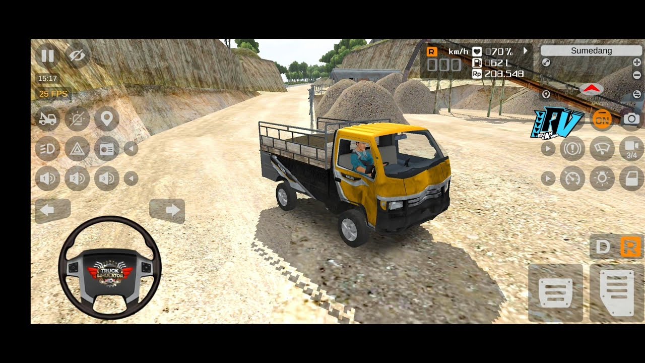 MOBIL PICKUP NGEBUT OLENG ANGKUT PASIR BANGUNAN | TRUCK SIMULATOR ...