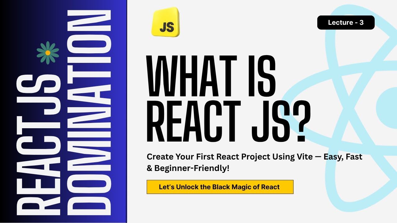 What is ReactJS? + Vite Setup for Beginners | React JS Course 2025 ...