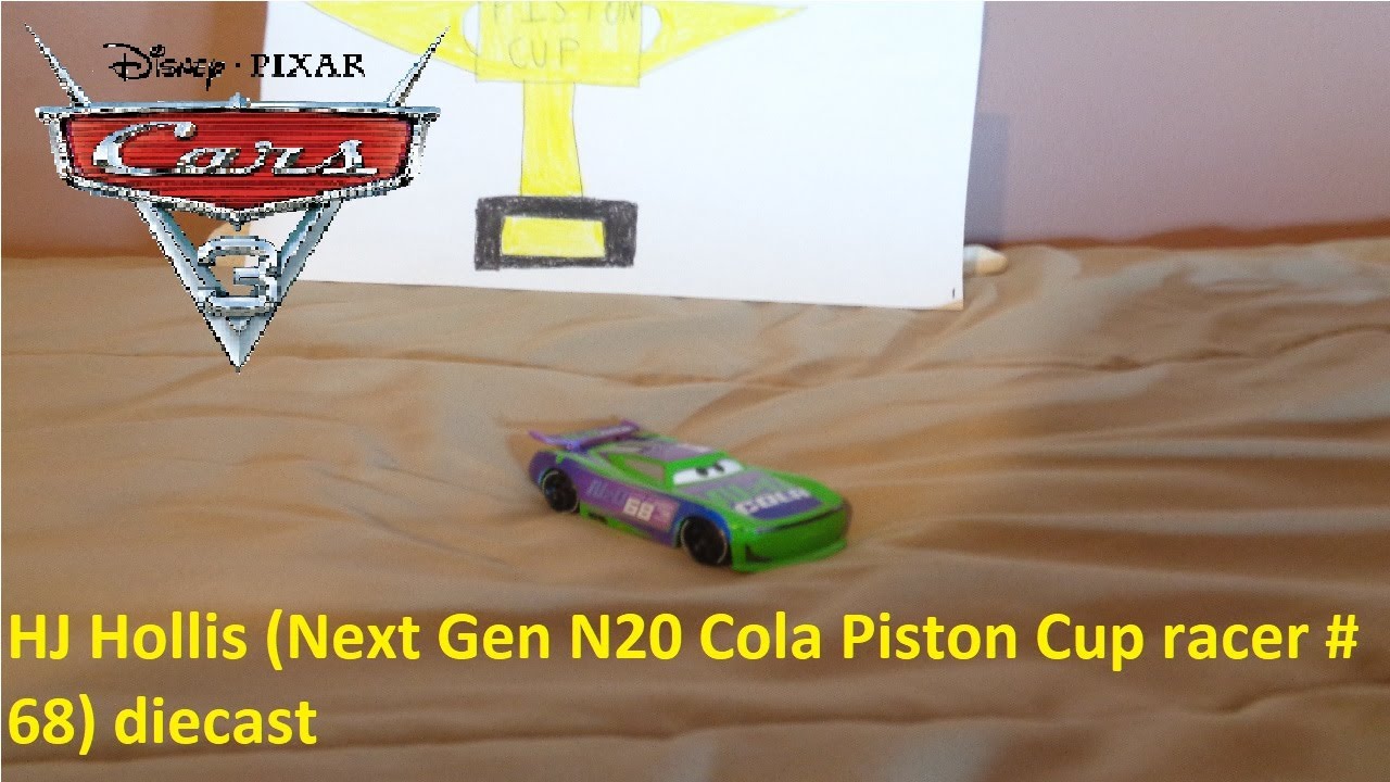 Disney Pixar Cars 3 HJ Hollis (Next-Gen N20 Cola Piston cup racer #68 ...