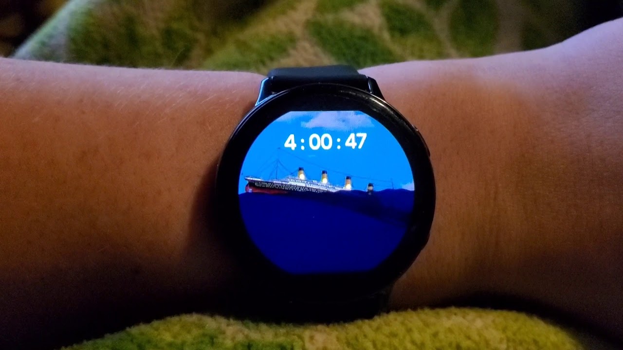 Floating Sandbox Watch Face - YouTube