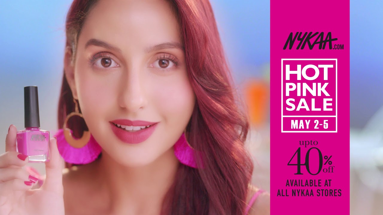 Nykaa Ad - Upto 40% off on beauty products. - Pamosky