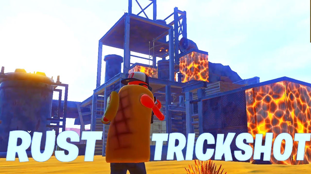 Sniper Trick Shots on Rust - Fortnite - YouTube