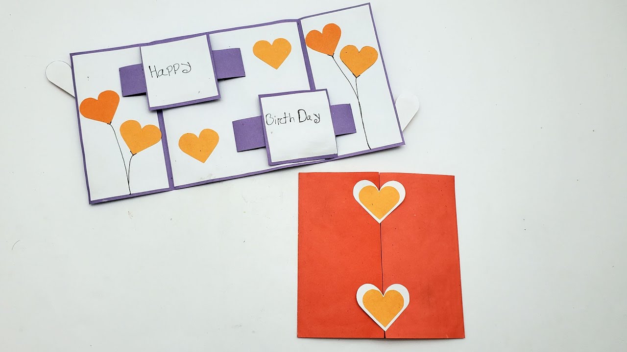 Easy Crafts With Paper| How To Make Easy Paper Card 5 | Handmade Paper ...