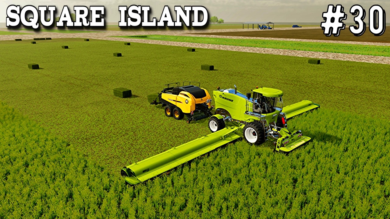 farming Simulator 22 Square Island Map Timelapse Ep #30 Mega Farm fs22 ...