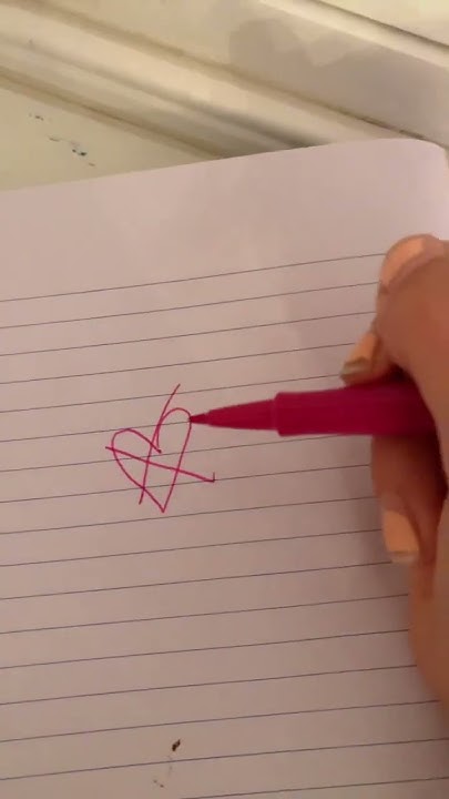 How to draw perfect heart!♥️ - YouTube