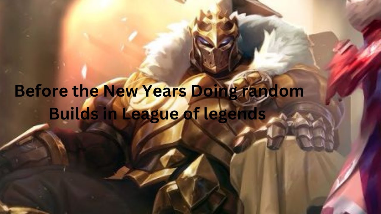 Playing random Builds In League of legends - YouTube