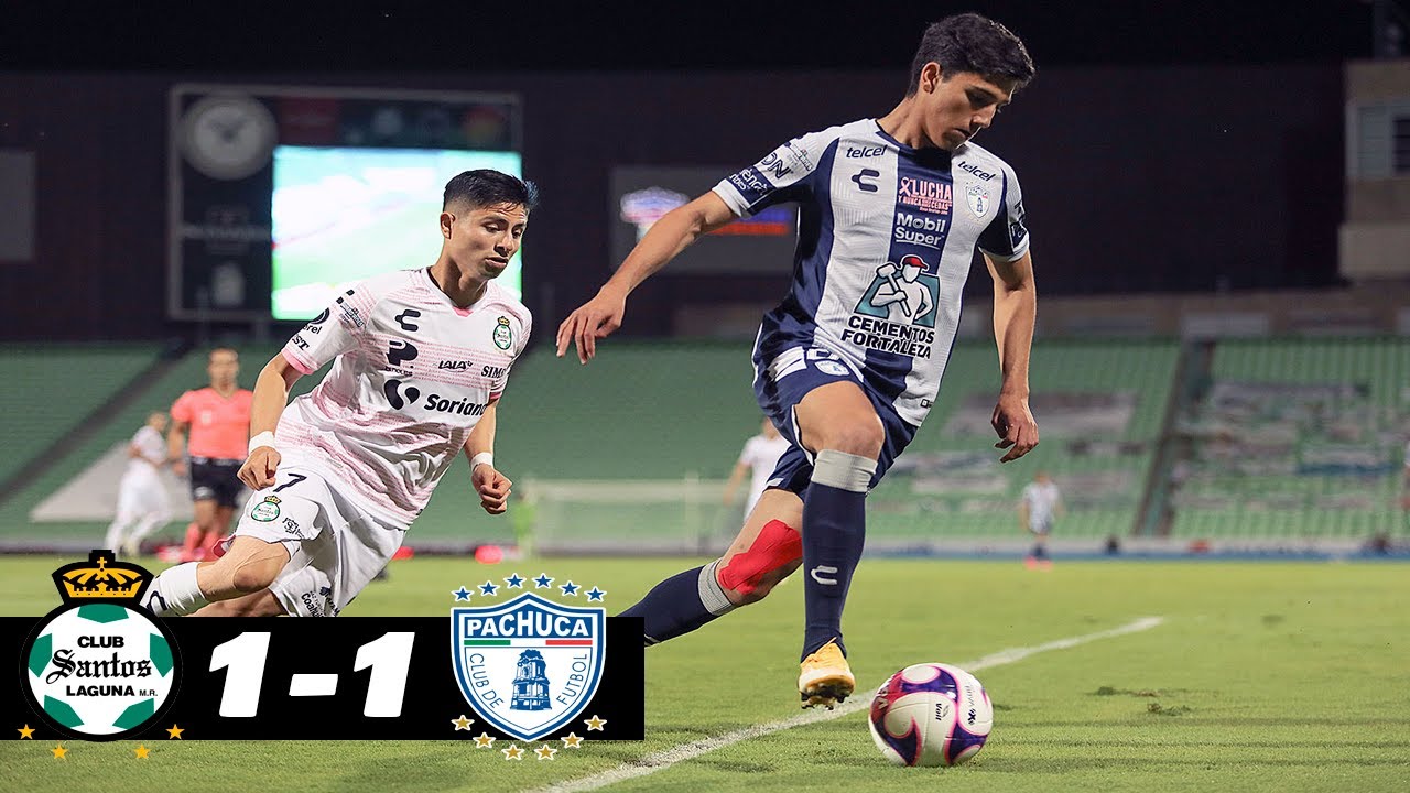 SANTOS VS PACHUCA | 1-1 | JORNADA 14 LIGA MX 2020 - YouTube