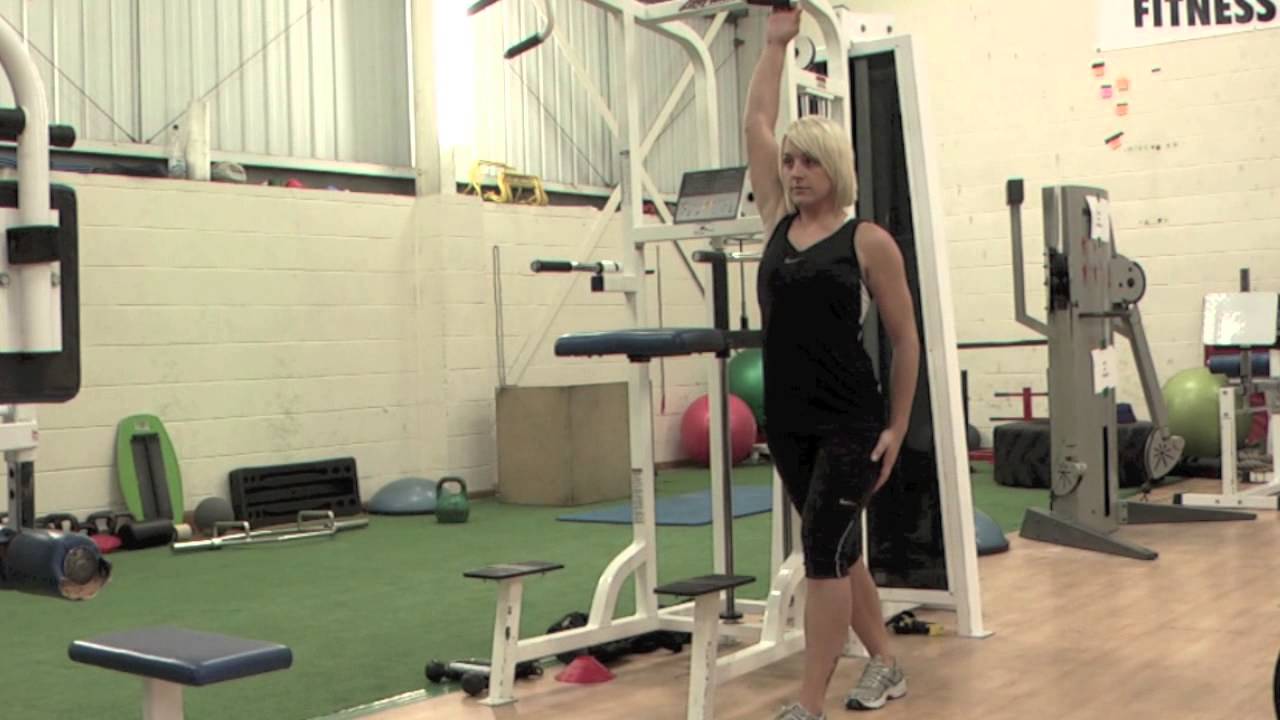 Static Stretching Front Shoulder and Chest Stretch 3 - YouTube
