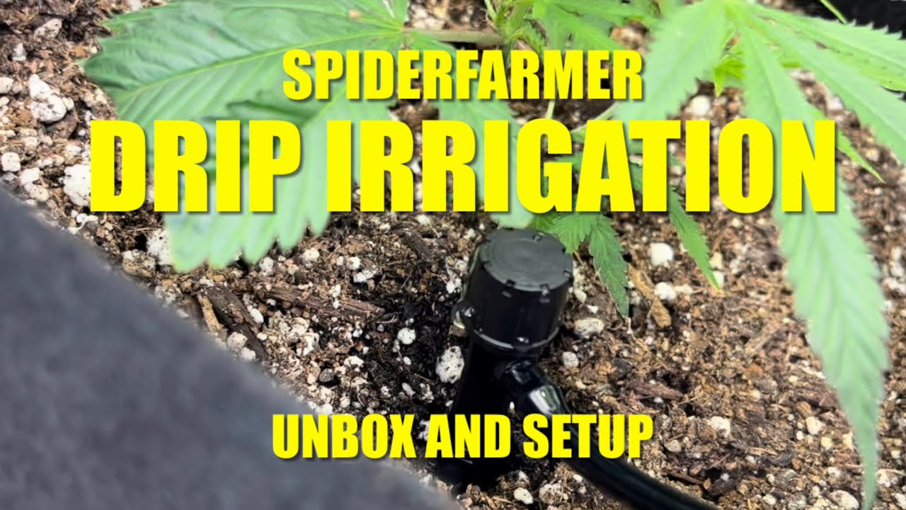 SpiderFarmer Drip Irrigation Unbox and Setup - Link and Discount Code ...