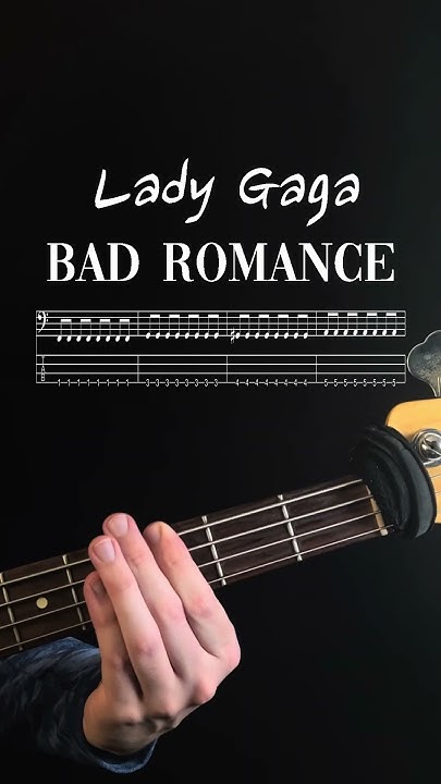 Easy Bass Lines | Bad Romance - Lady Gaga #basscover #bass # ...
