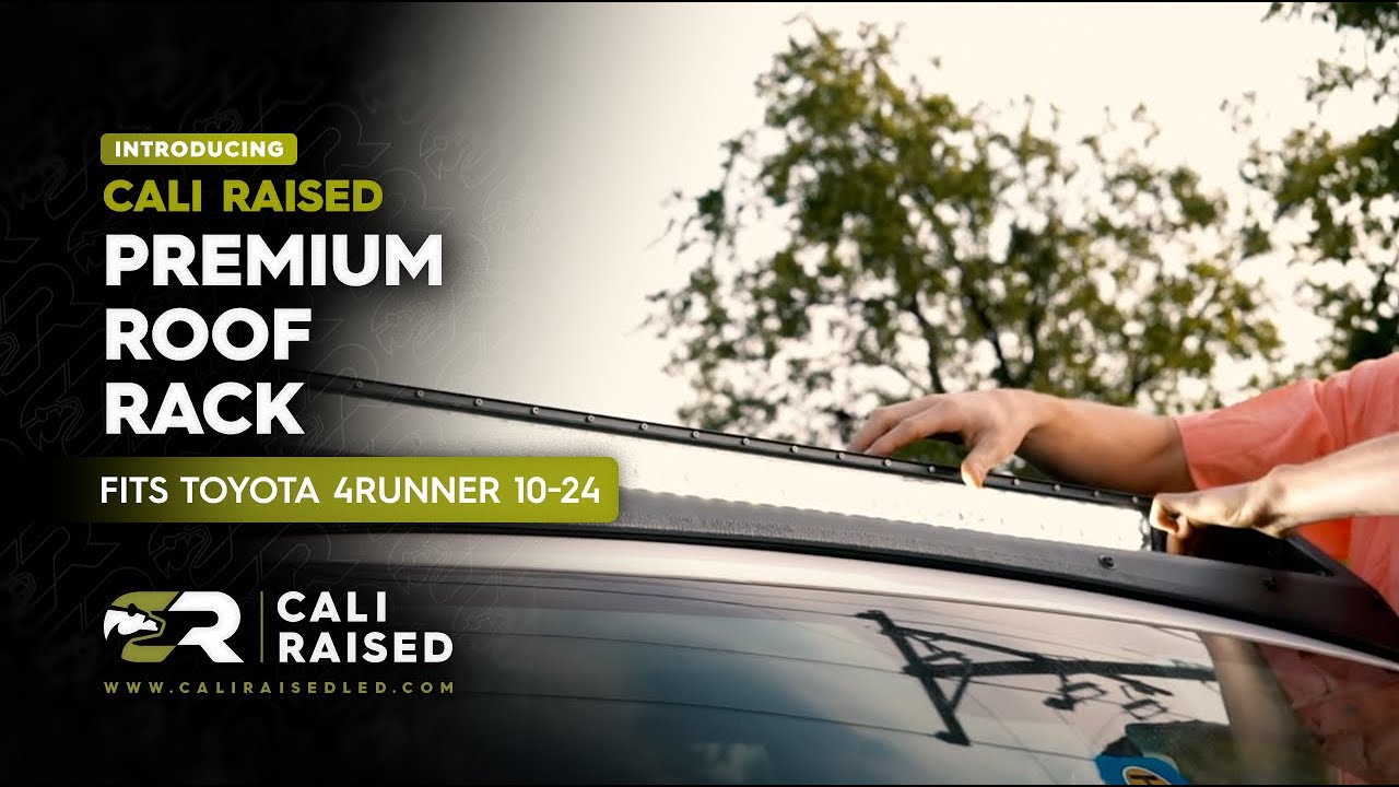 Introducing the New Cali Raised LED 4Runner Roof Rack - YouTube