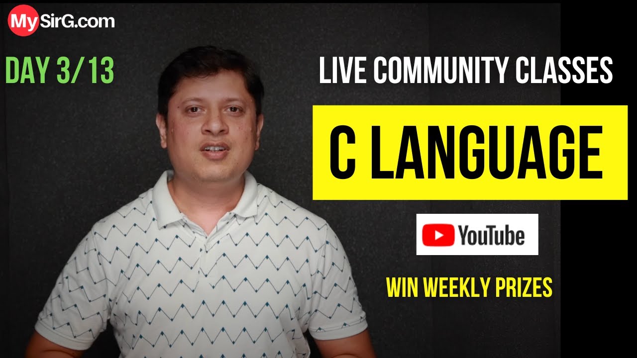 Data Types And Variable Declarations Community Live Class Day 3 Youtube