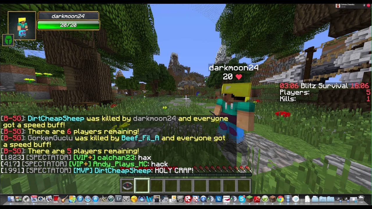 Minecraft Hypixel Hacker - YouTube