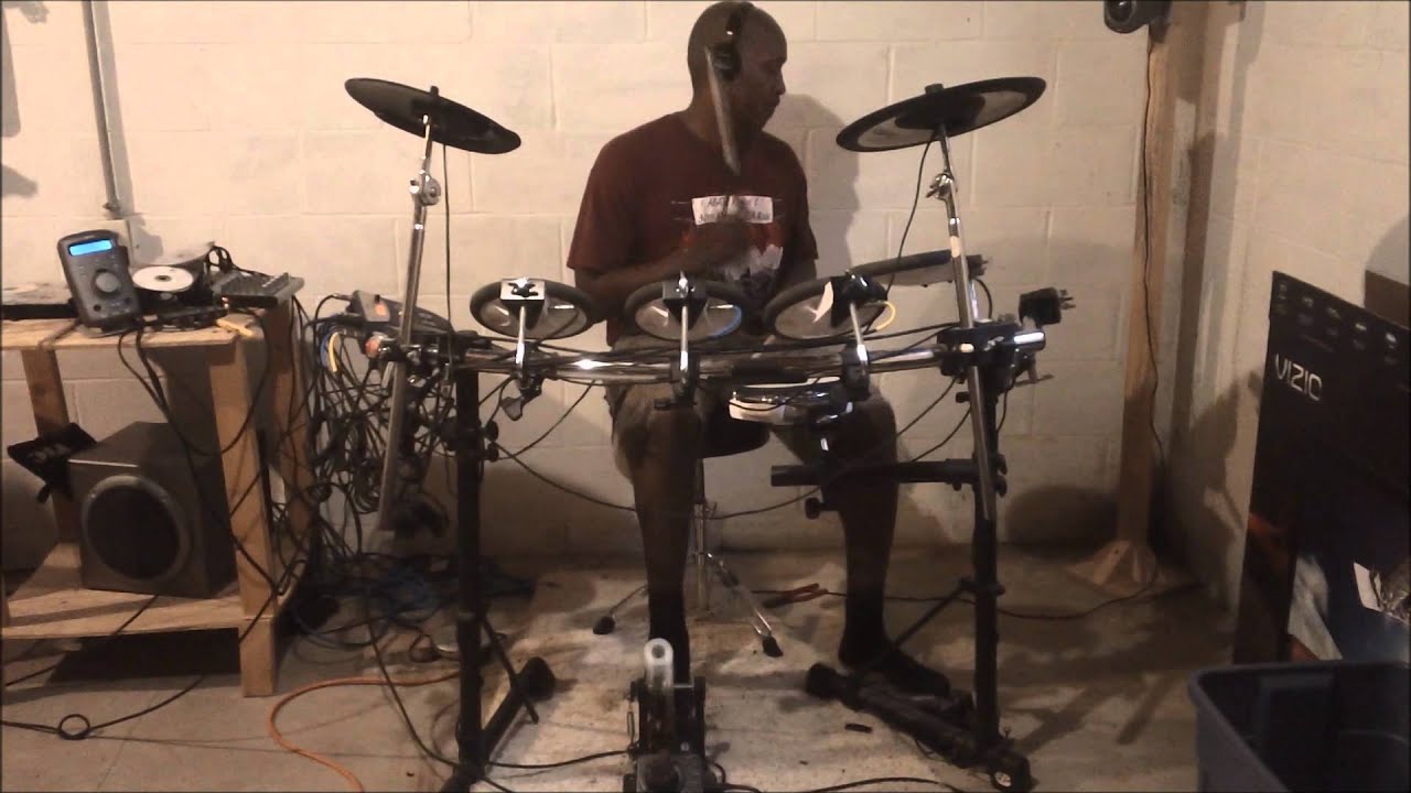 Drum cover to Wobble - YouTube