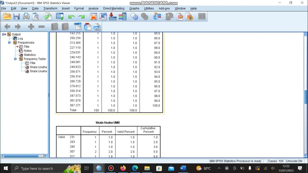 1. Analisis Deskriptif menggunakan SPSS - YouTube
