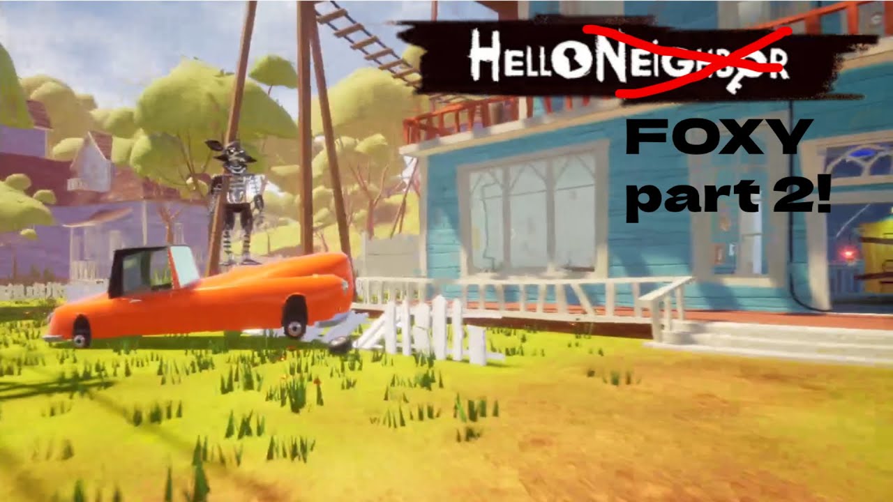 ACT 3 IS WAY HARDER THAN I THOUGHT? [Hello Neighbor Foxy mod] - YouTube