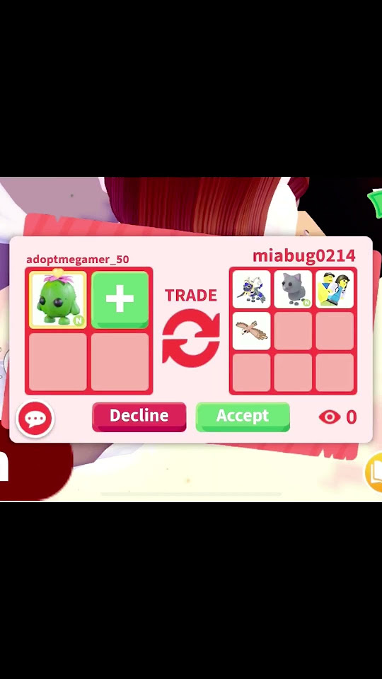 Trading NEON Cactus Friend Adopt Me! Roblox Part 11 - YouTube