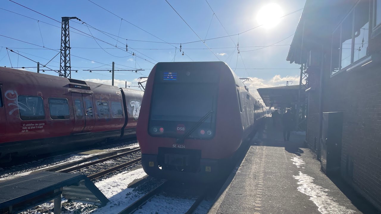 Togtur til Hillerød (S-tog) | Train ride to Hillerød (S-train) - YouTube