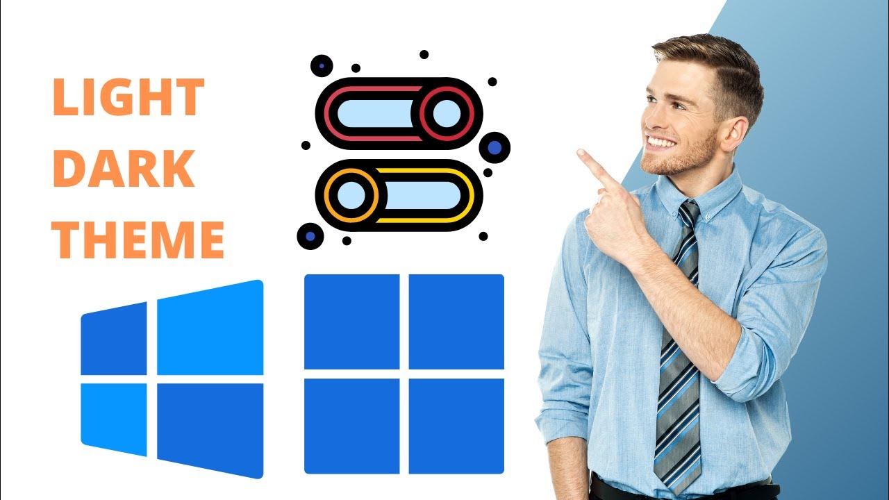 How to Automatically Switch between Light and Dark Mode on Windows 11/10? - YouTube