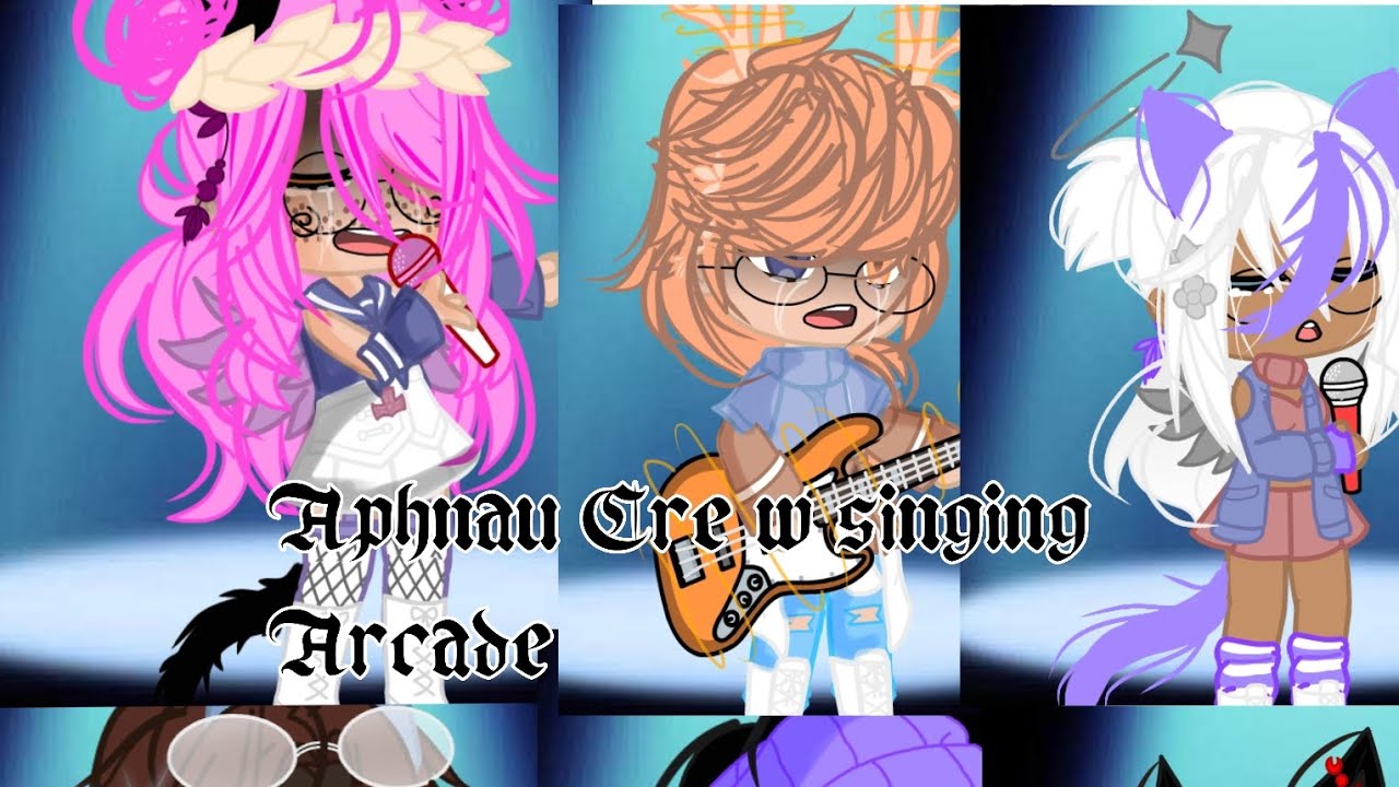 aphmau crew singing arcade aphmau crew - YouTube