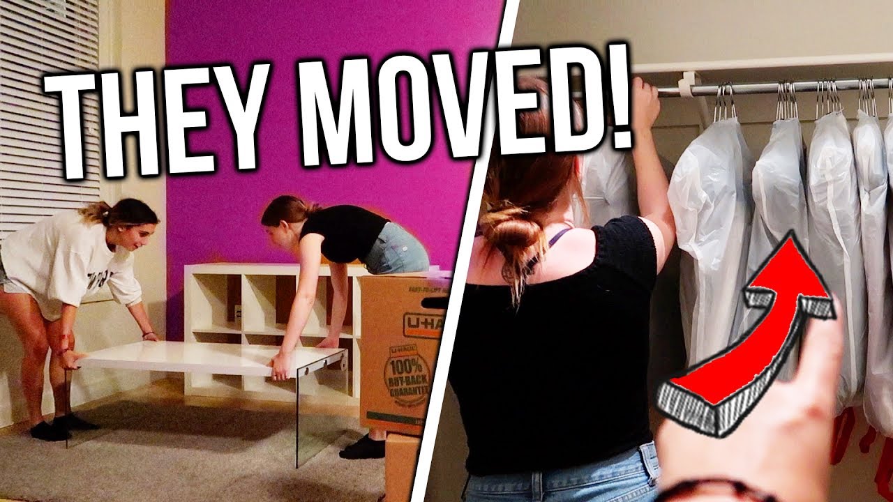 THEY MOVED!! + Moving Hacks!! - YouTube