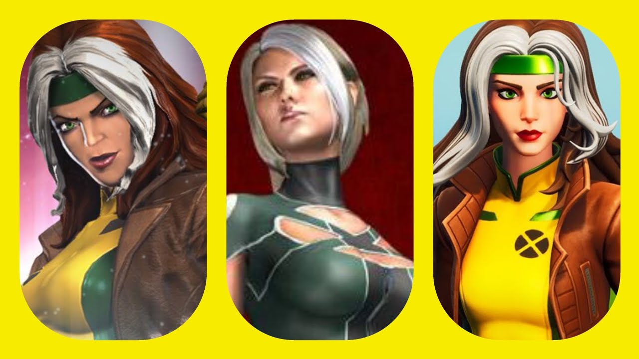 Evolution: "Rogue" in Video Games (Marvel Comics) (X-Men) - YouTube