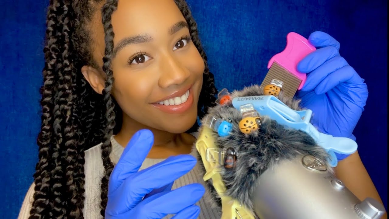 ASMR Looking For Bugs / The Mic Has Lice 🔎🪲 (Bug Seaching ASMR) - YouTube