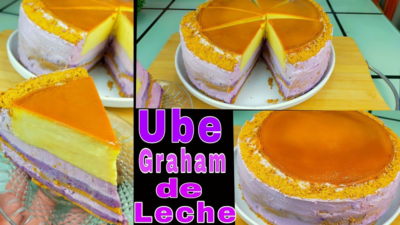 Ube Graham de Leche Cake / Christmas Cake | No Oven No Bake! - YouTube