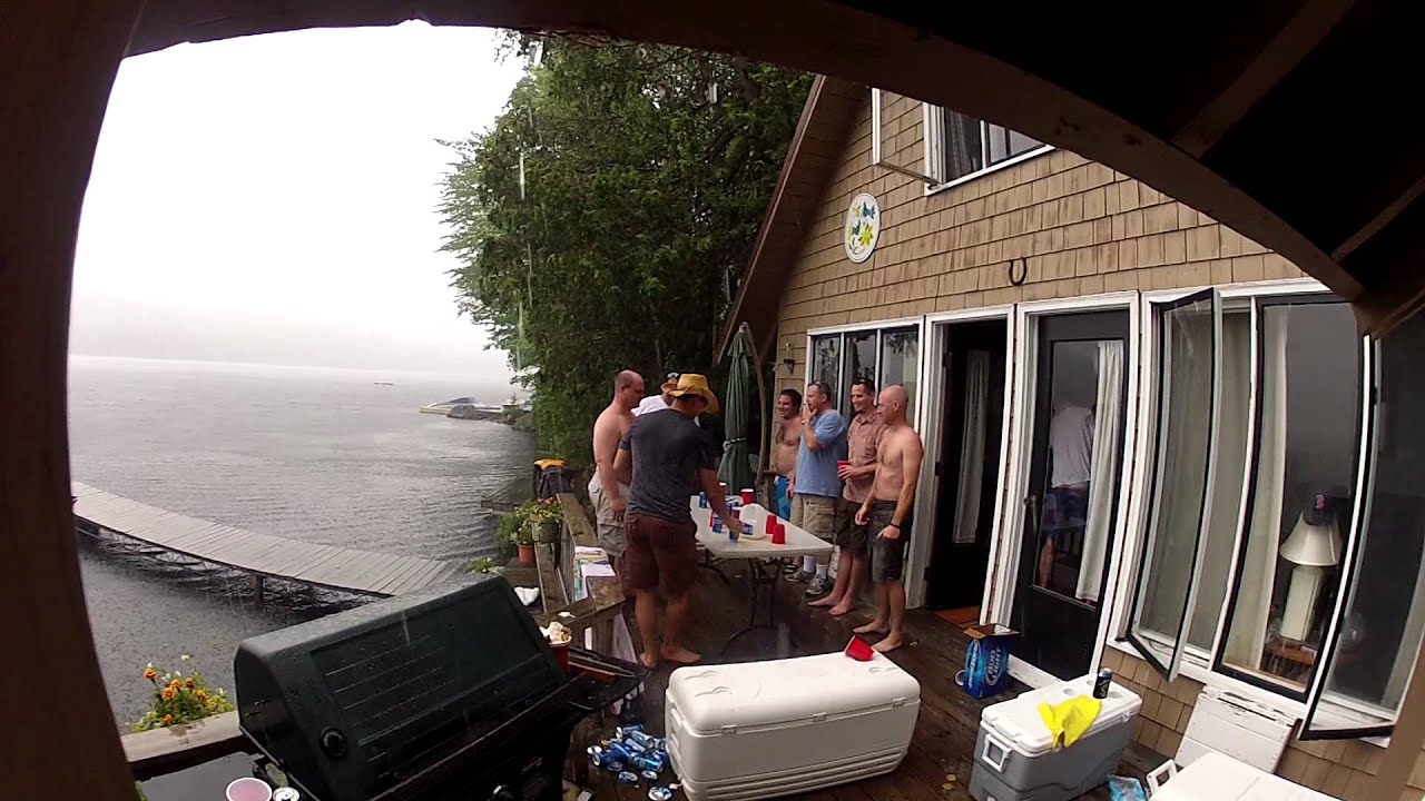 Tippy-cup rules have no rain delay. - YouTube