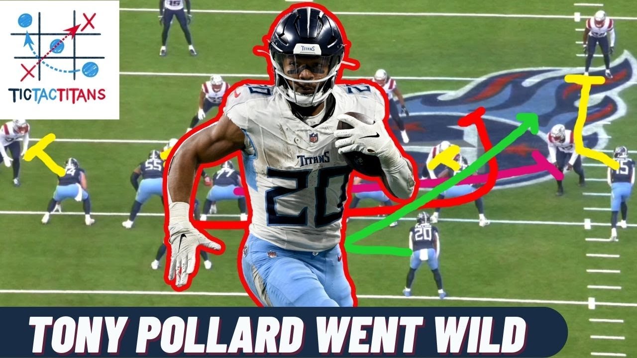 Tennessee Titans Film Breakdown: Tony Pollard DOMINATES the Patriots on ...