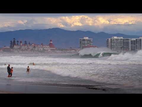Hurricane Marie Lights Up Rare Waves in Southern California