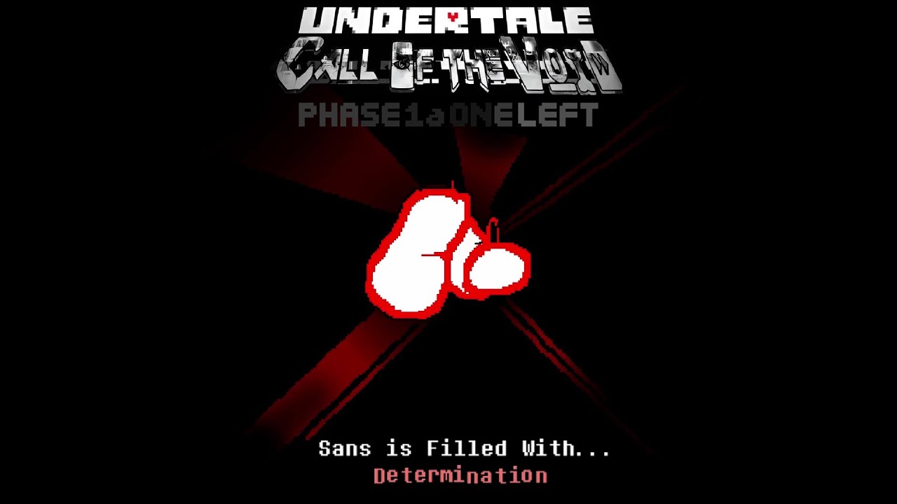 Undertale: Call of the Void One Left remake phase 3a (Unfinished) by ...