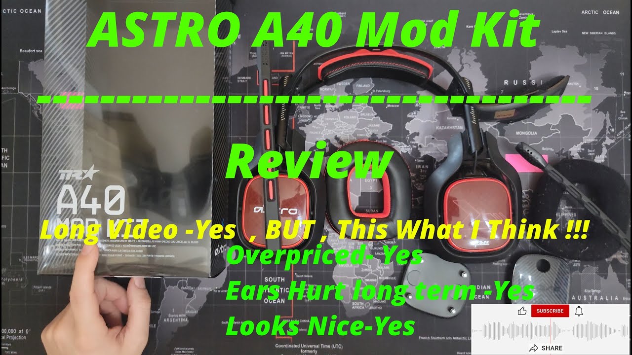 Astro A40 Mod Kit REVIEW - YouTube
