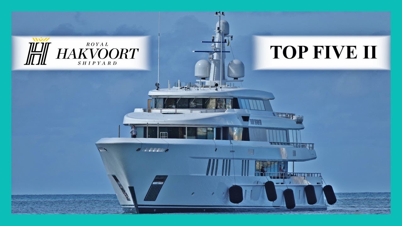 200’1’’/61m Superyacht TOP FIVE II by Royal Hakvoort comes to the ...