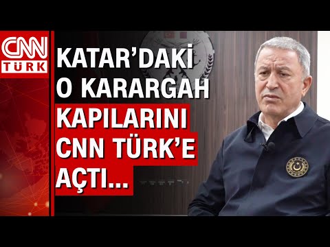 Türkiye'nin yurt dışındaki askeri karargahında Bakan Hulusi Akar ile çok özel röportaj!
