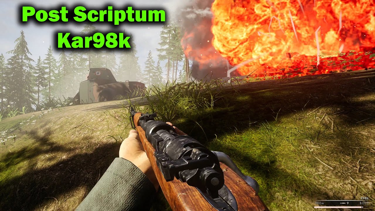 Kar98k Slaying the French in Post Scriptum 3440x1440 - YouTube