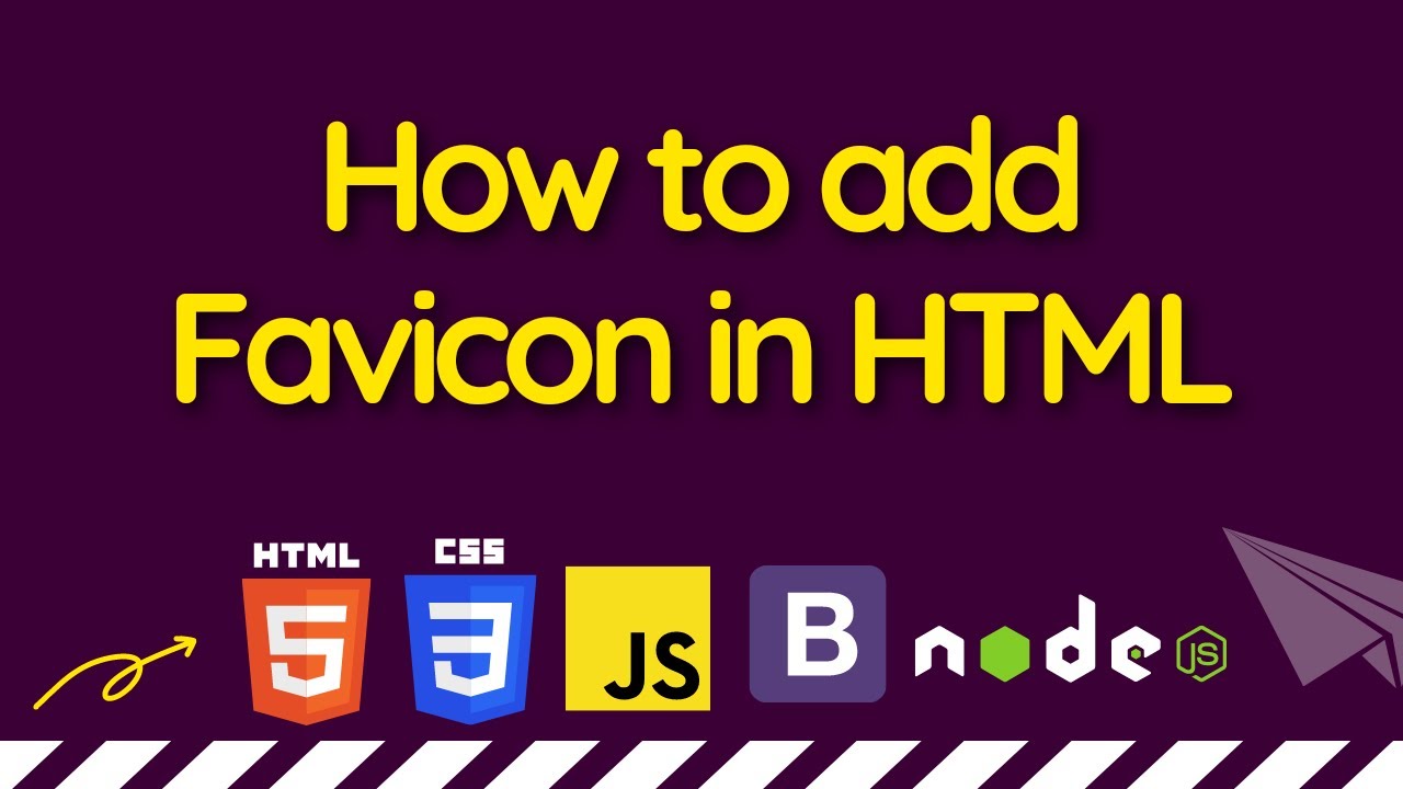 How to add Favicon in a website in HTML in hindi - YouTube