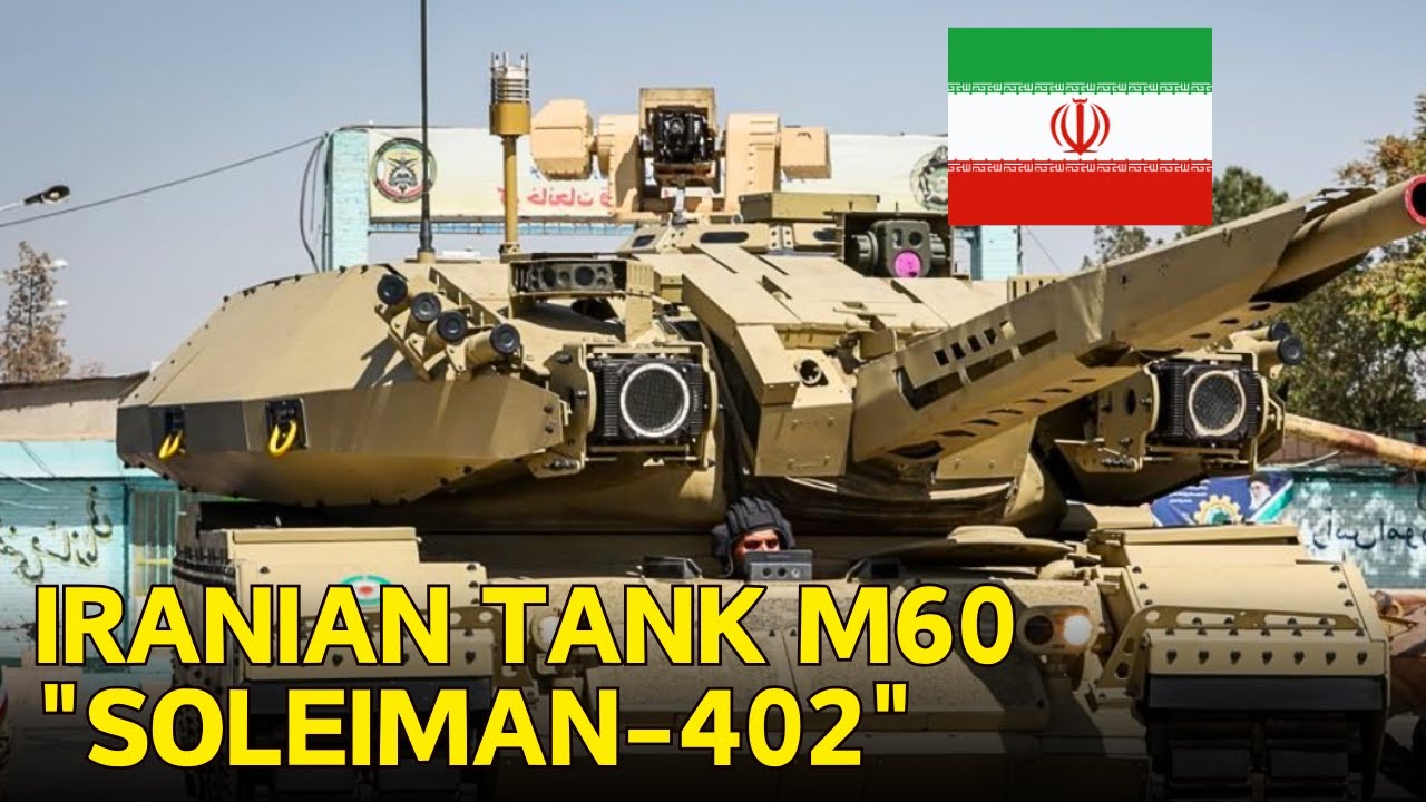 Iran modernized the M-60 tank - "Soleiman-402" - YouTube