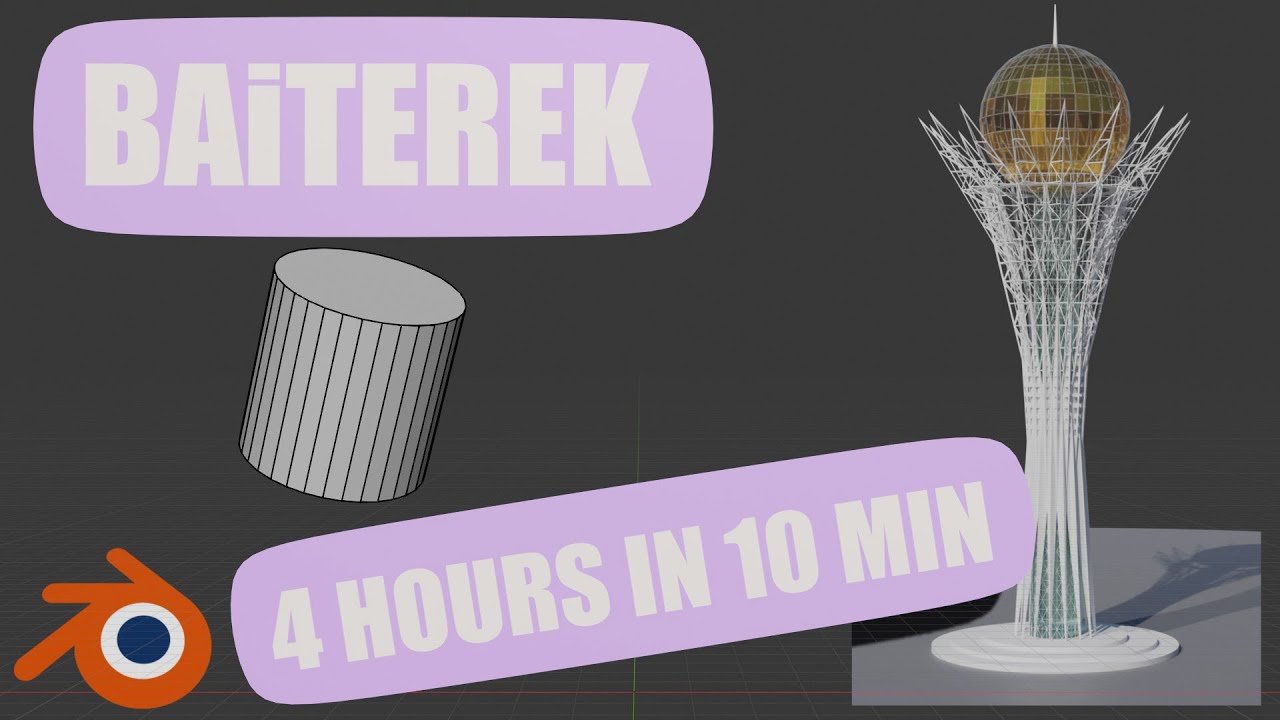 BAITEREK make Full Copy in Blender 3D Timelapse - YouTube