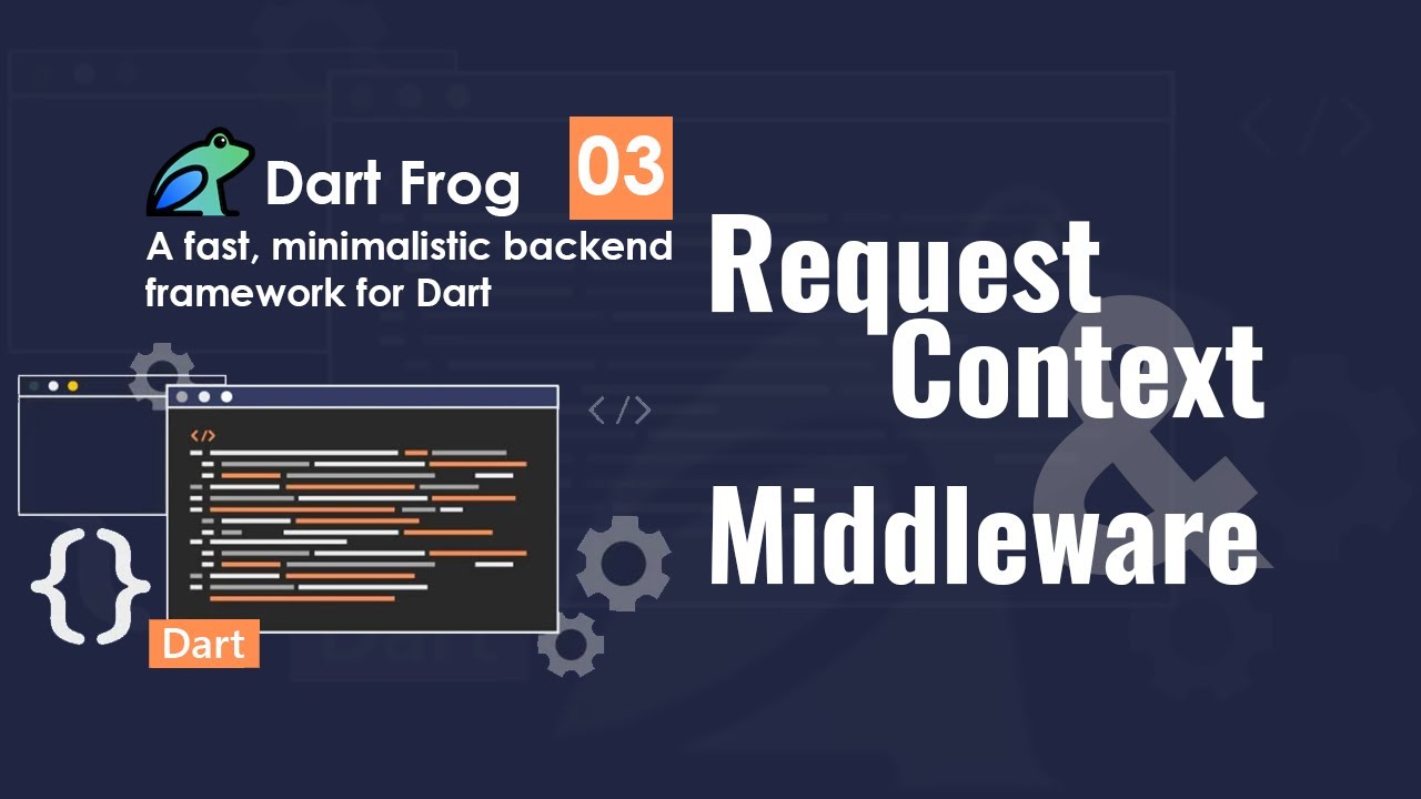 [4K] [Null Safety] DART FROG (BACKEND) - 03. Request Context & Middleware - YouTube