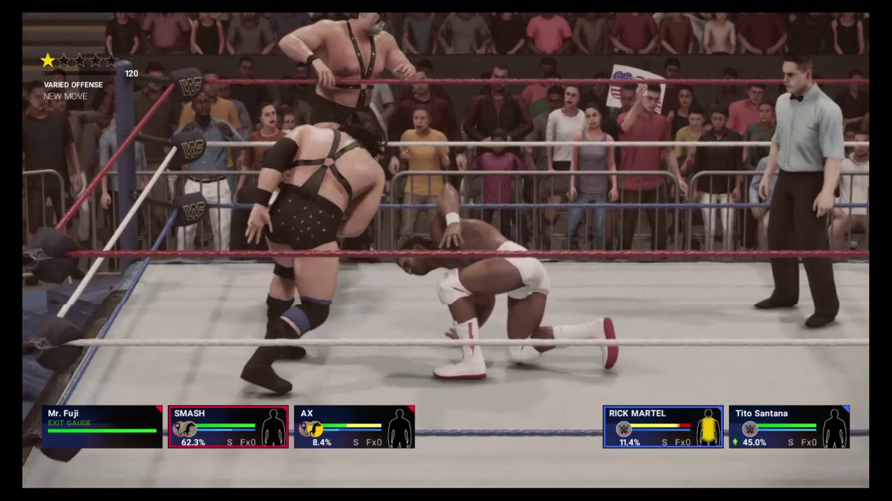 2K19 Wrestlemania 4 Tag Team Titles Strike Force vs Demolition - YouTube