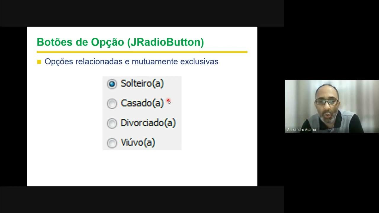 Interfaces Gráficas em Java (P.2) - Componentes JButton, JRadioButton e ...