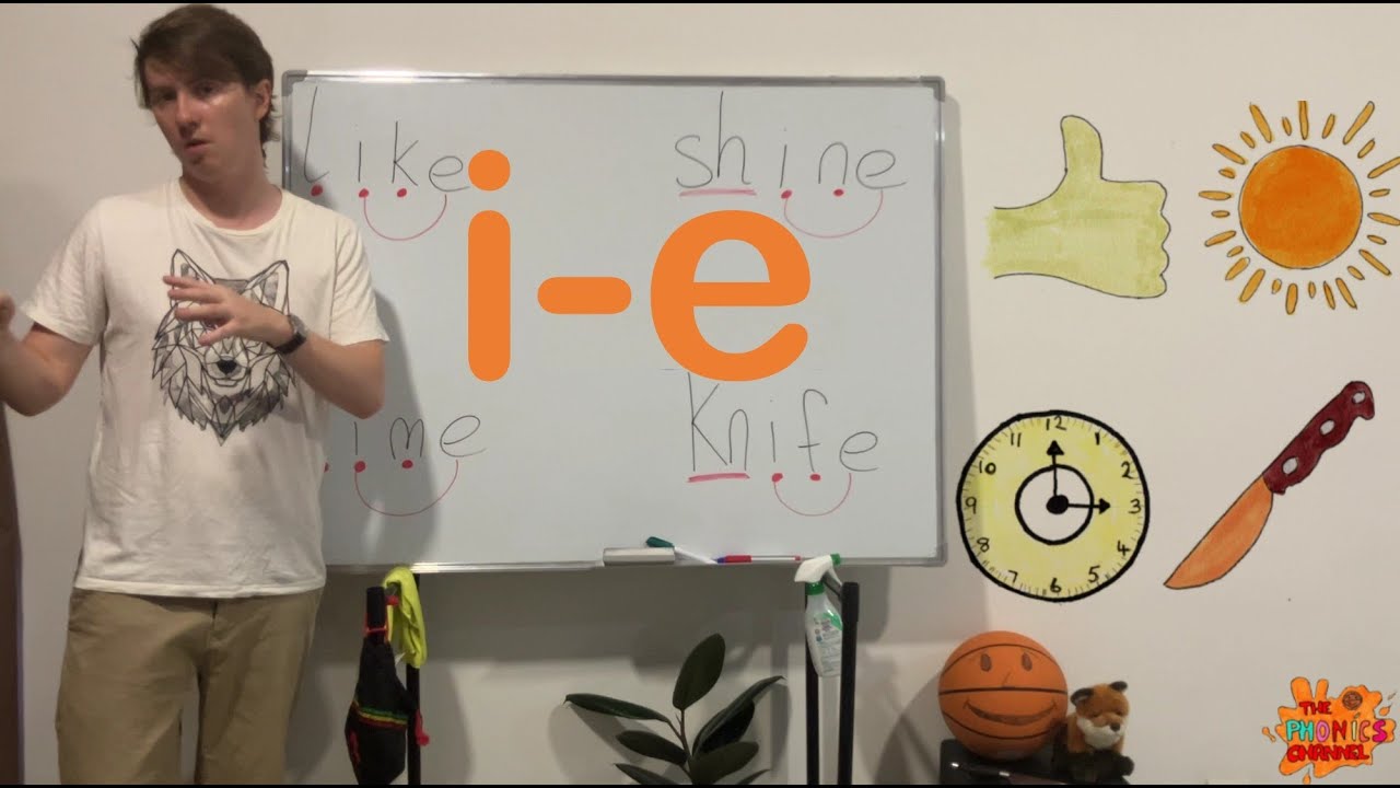 Split Digraph I-E Phonics Sound with Words for Young Learners - Fun Phonics - Lesson 60 - YouTube